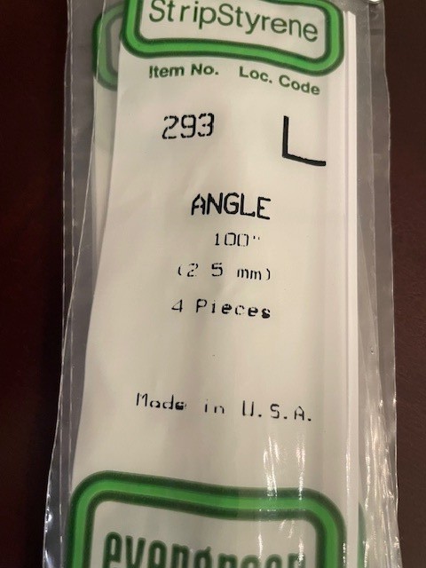 EVERGREEN SCALE MODELS-STRIPSTYRENE/ POLYSTYRENE/STYRENE -Sizes-133 ...