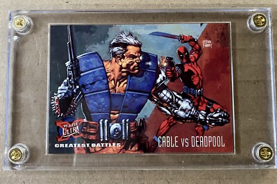 1995 Fleer Ultra Marvel Cable Vs Deadpool #127 PERFECT MINT CONDITION ...