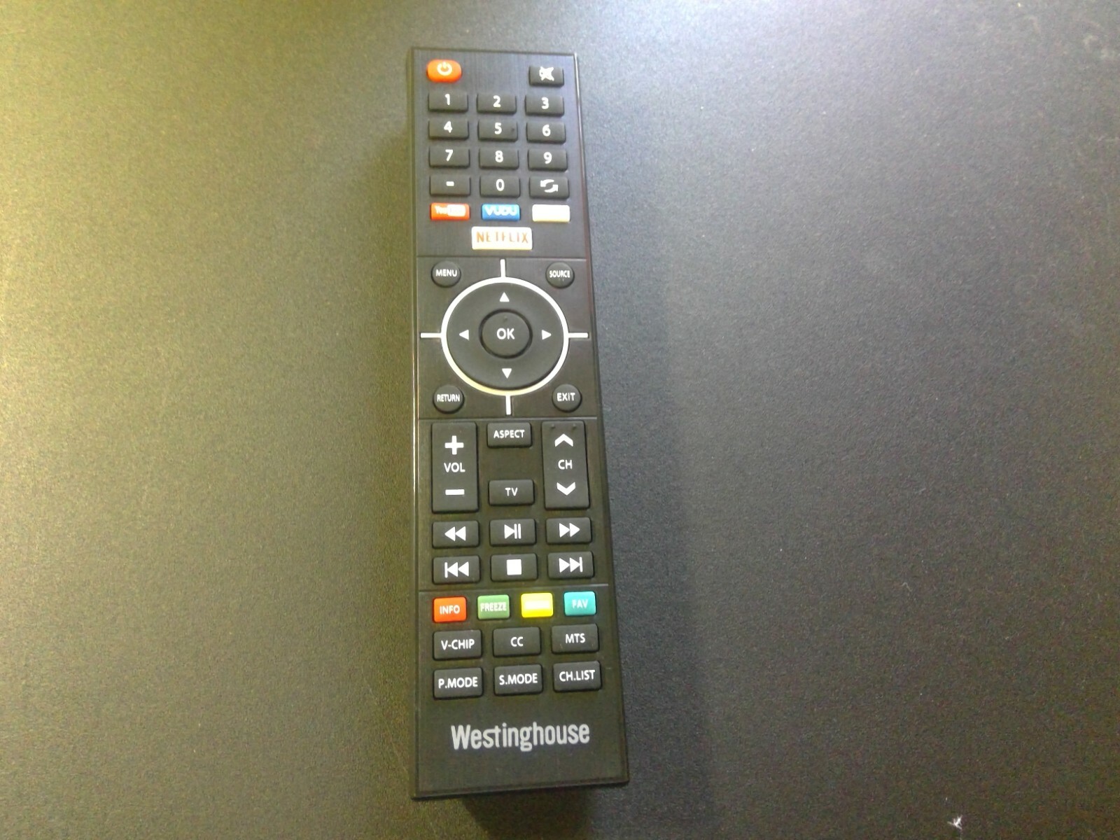 Westinghouse WS-2258 WE55UB4417 WE50UB4417 WD40FB2530 Remote Control ...