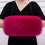 Women Hand Muff Fluffy Faux Fur Winter Wedding Bridal Gloves Warmer ...