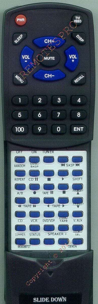 Original Denon Rc-895 Remote Control for Dra295 Audio System for sale ...