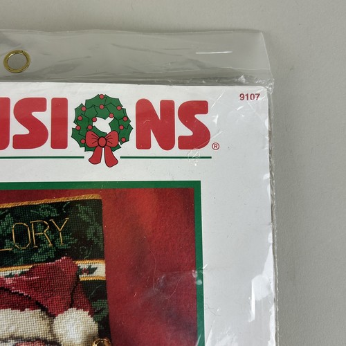 Dimensions Christmas Needlepoint DEAR SANTA Stocking Kit Maggie Rosche ...