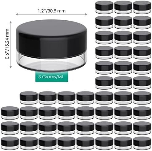 Sample Containers Lip Balm Mini Jars with Lids 50pk | eBay