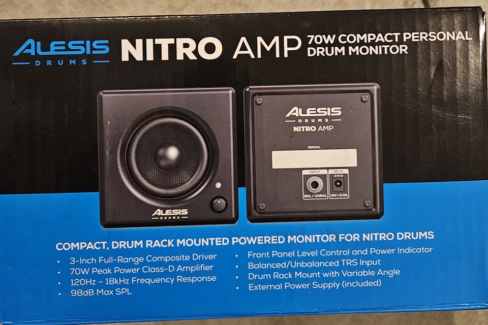 Alesis Nitro Amp 70W - Compact Personal Drum Monitor | eBay