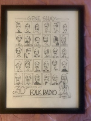 Gene Shay Through The Years Philadelphia Folk Festival Emcee Poster ...