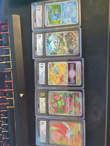 CGC Pokemon Slabs 5-Pack, Mix of English Japanese | eBay