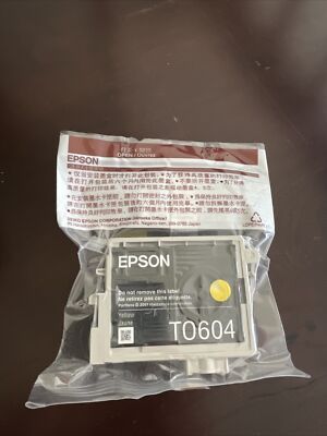 EPSON Yellow Ink Cartridge TO604 T0604 Jet | eBay