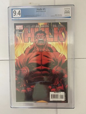 HULK #1 KEY 1st Appearance RED HULK Thunderbolt Ross (2008) Marvel PGX ...