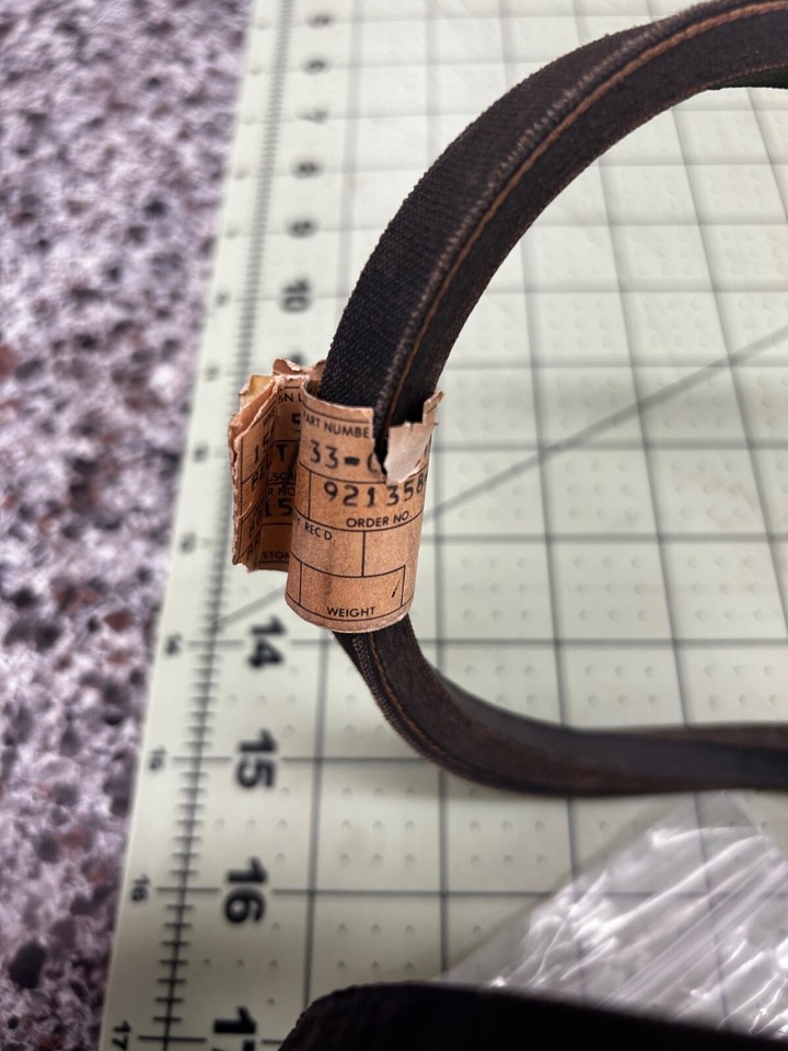 BELT PART NUMBER 33-0019801 | eBay