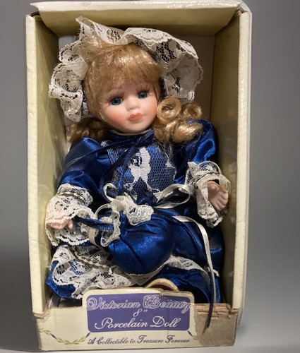A Collectible To Treasure Forever Victorian Treasure 8” Porcelain Doll ...