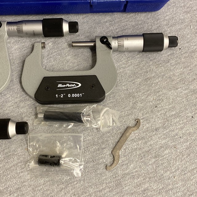 Snap-on Blue Point MIC103B Mechanical Dig Mic Set 0-3 Inches for sale ...