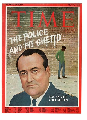 Los Angeles Chief Thomas Reddin 1968 Time Housse D'Origine 1 Page | eBay