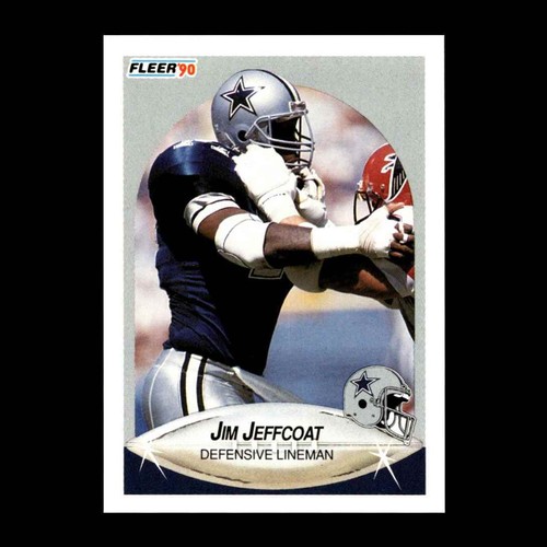 Jim Jeffcoat 1990 Fleer Dallas Cowboys #390 R325D 92 | eBay
