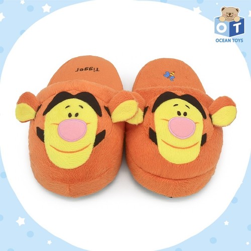 AUTHENTIC Disney Winnie the Pooh Tigger Plush Slippers Shoes Sandal US ...