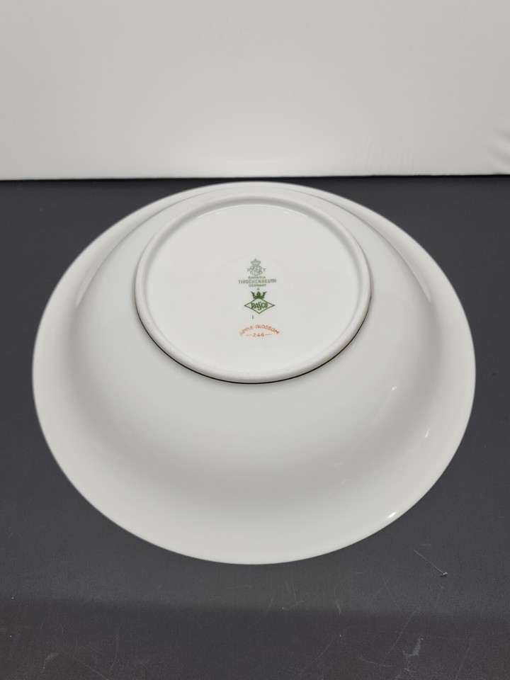 Bavaria Tirschenreuth Germany Pasco Apple Blossom 246 Round Vegetable ...