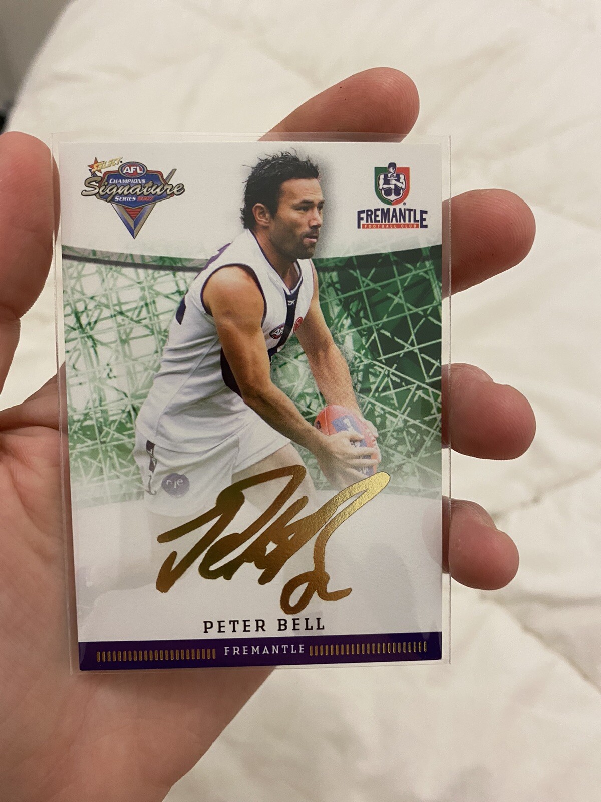 Peter Bell 2007 Signature Card Fremantle Dockers | eBay Australia