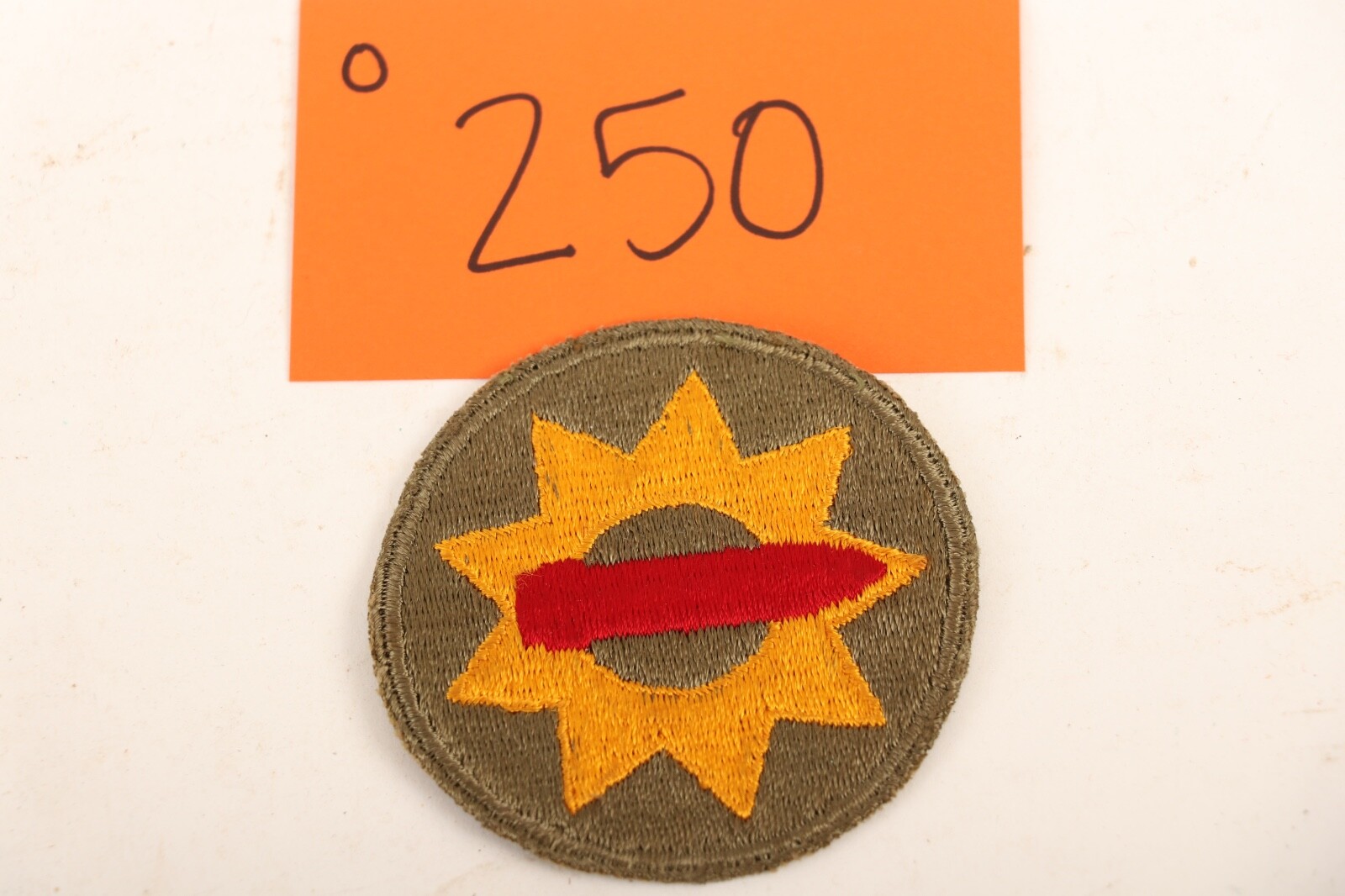 Rare Green Back Variant of the 9th Coastal Artillery Patch | eBay