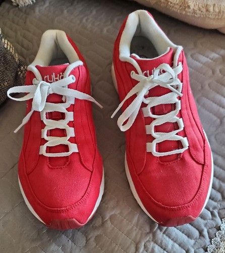 Ryka Women's Red Canvas Walking Shoes 9.5 | eBay
