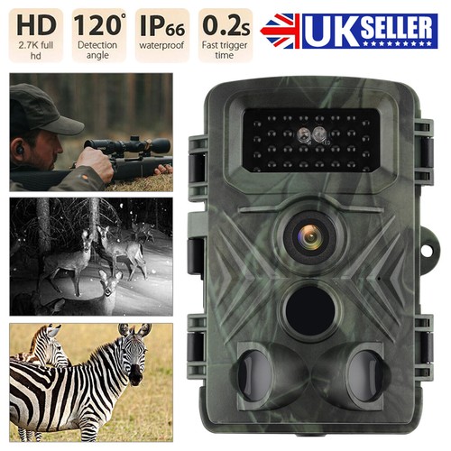 1080P HD Night Vision Outdoor Motion Hunting Cam 58MP Wildlife Trail ...