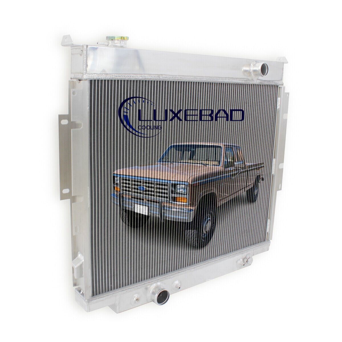 3 Row Aluminum Racing Radiator Fit 83-94 Ford F150 F250 F350 6.9L 7.3L ...