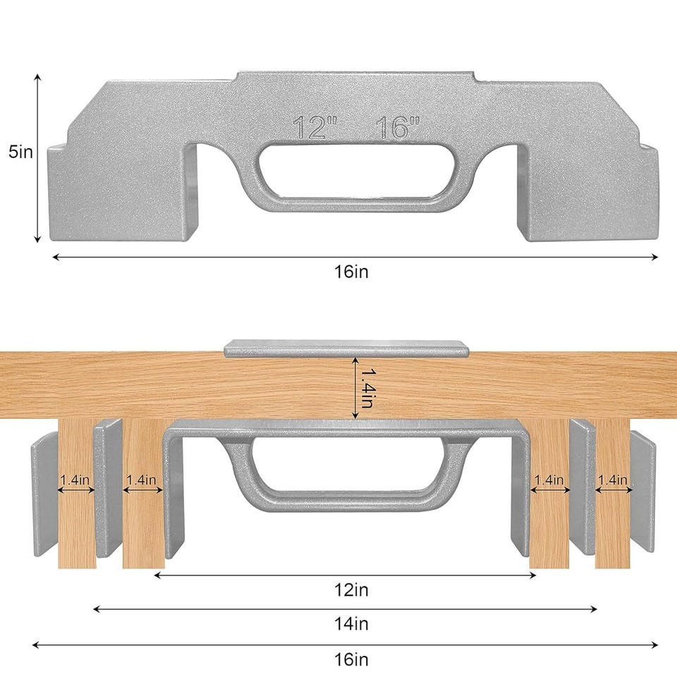 Framing Tools,12inch 16 Inch On-Center Stud Layout Tool,Precision Wall ...