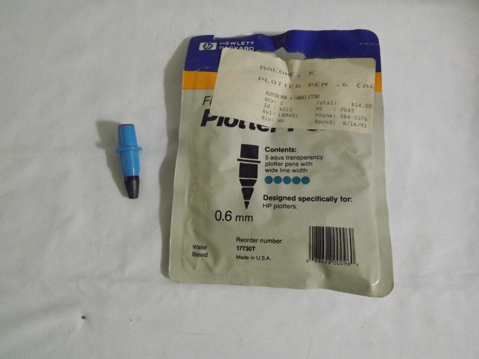 HP Fiber-Tip Transparency Plotter Pens 5-Pack RED | eBay