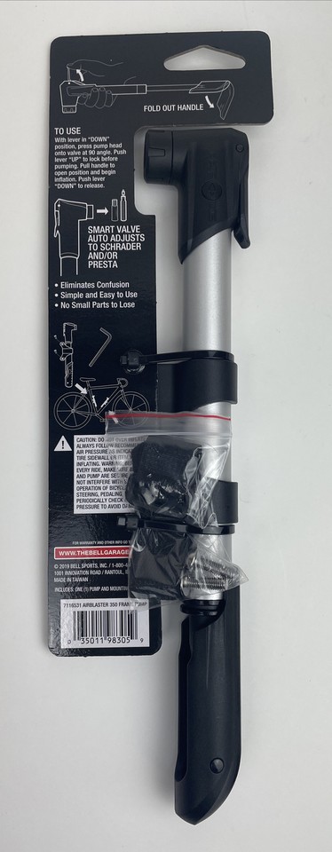 Bell Airblaster 350 smart valve Schrader and Presta Valves 120 PSI max ...