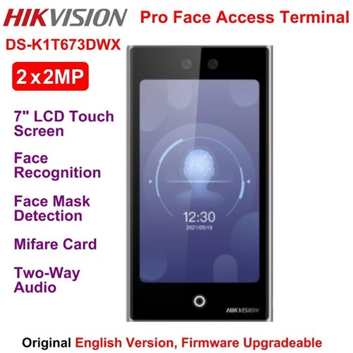 Hikvision DS-K1T673DWX Pro Face Access Terminal Face Mask Detection 2 ...