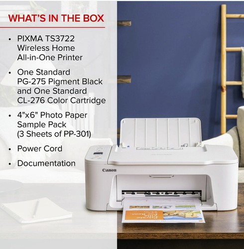 Canon PIXMA TS3322 Wireless Inkjet All-In-One Printer 13803324471| eBay