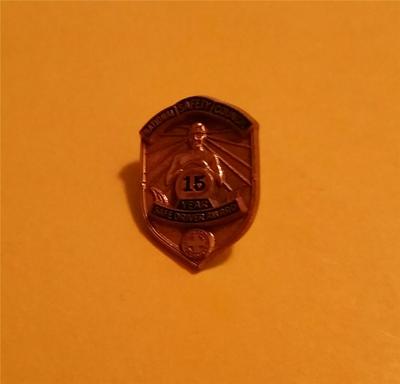 Vintage Tie Pin Gold Tone National Safety Council 15 Year Safe Driver ...