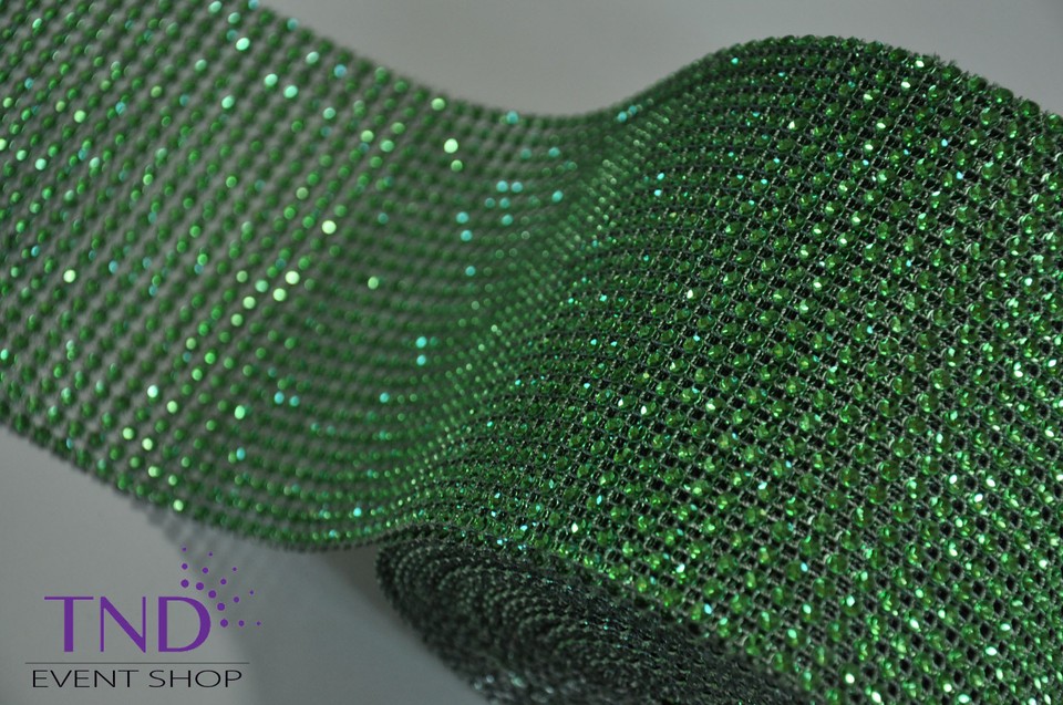 DIAMOND MESH WRAP ROLL CRYSTAL RHINESTONE SPARKLE BLING RIBBON/WEDDING ...