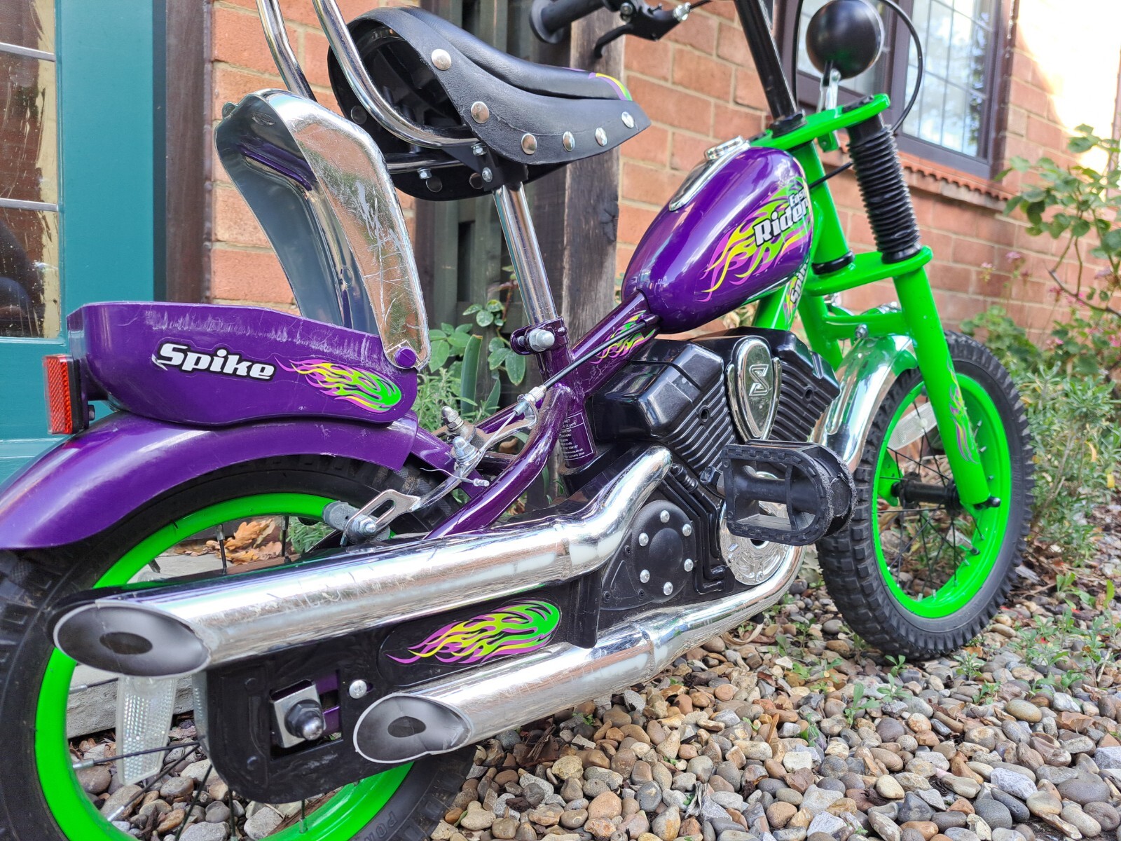 Spike Easy Rider Green Chopper Childs Bike 14inch Wheel Kids | eBay UK