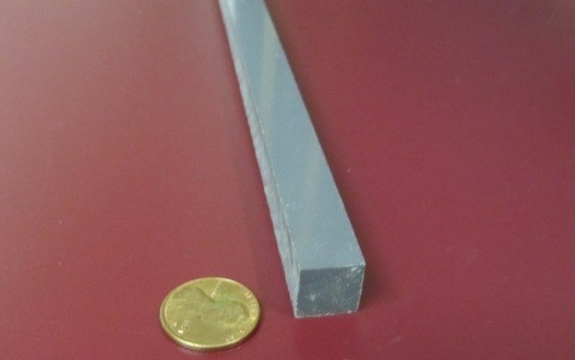 PVC Square Bar Grey, Type I, .500" (1/2") x 48" Length, 4 Units *D | eBay