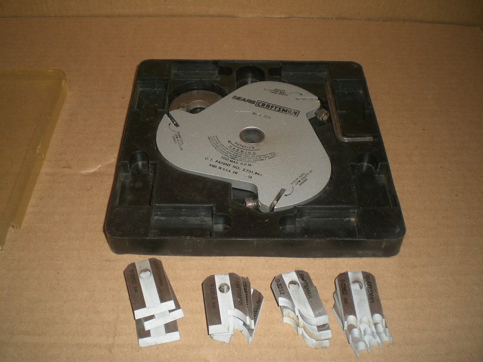 Craftsman 9-3214 Radial Arm Saw Molding Head with 4 Sets of Cutters | eBay