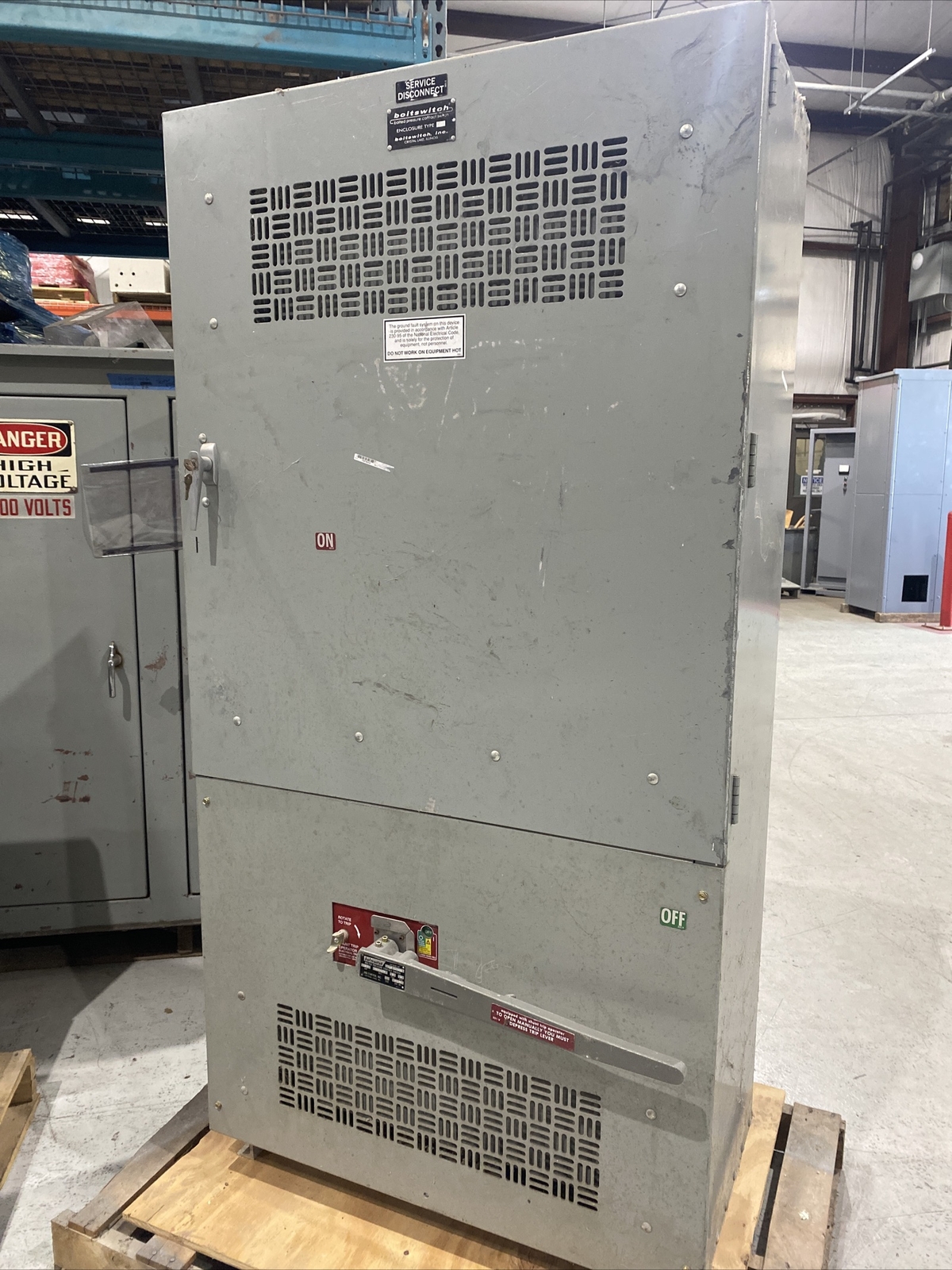 Bolted Pressure Contact Switch 1200 Amp 480Y/277 3 Pole 4 Wire Nema 1 ...