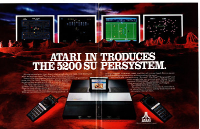 1983 ATARI 5200 SUPER SYSTEM PRINT AD, VIDEO GAME, ELECTRONICS, TECH ...