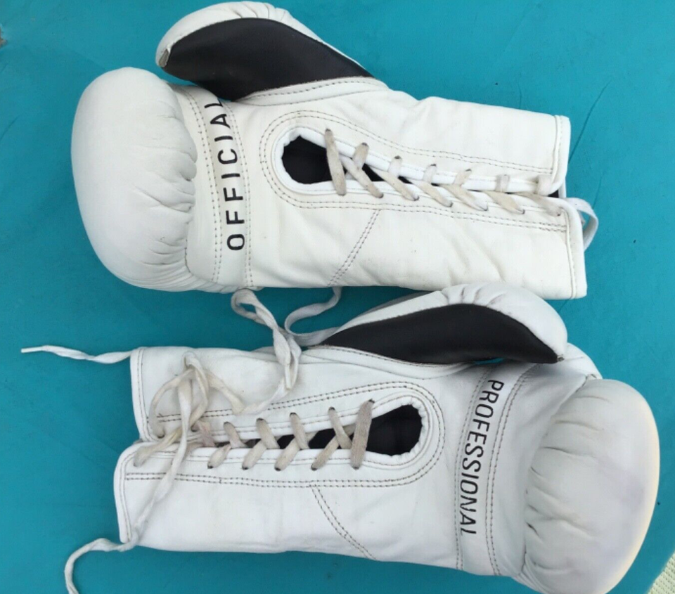 Pro Mex Professional Title Boxing Gloves - White/Black | eBay