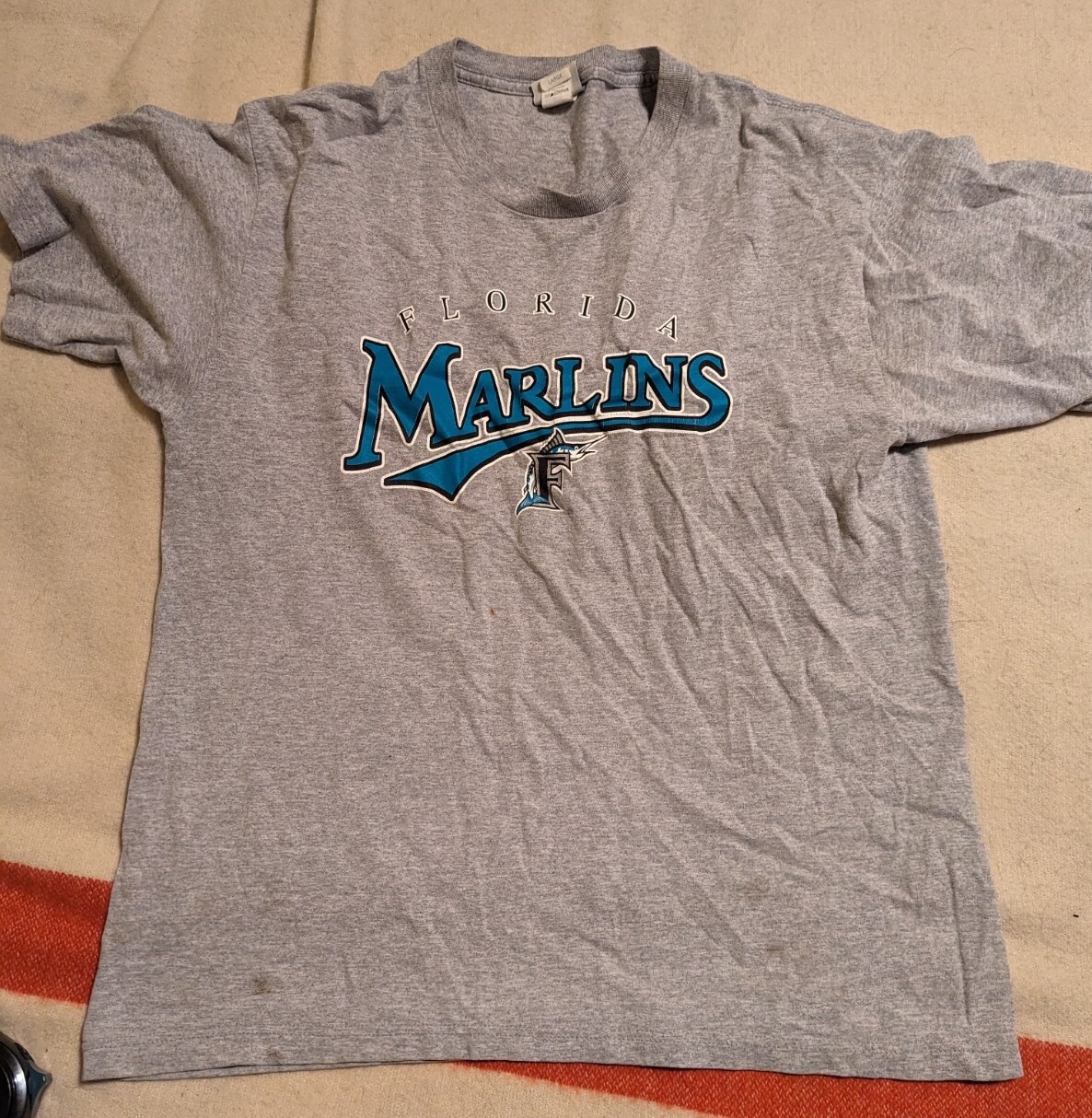 Vtg MLB Miami Marlins Shirt Florida Baseball Outdoor Lee Mens L | eBay