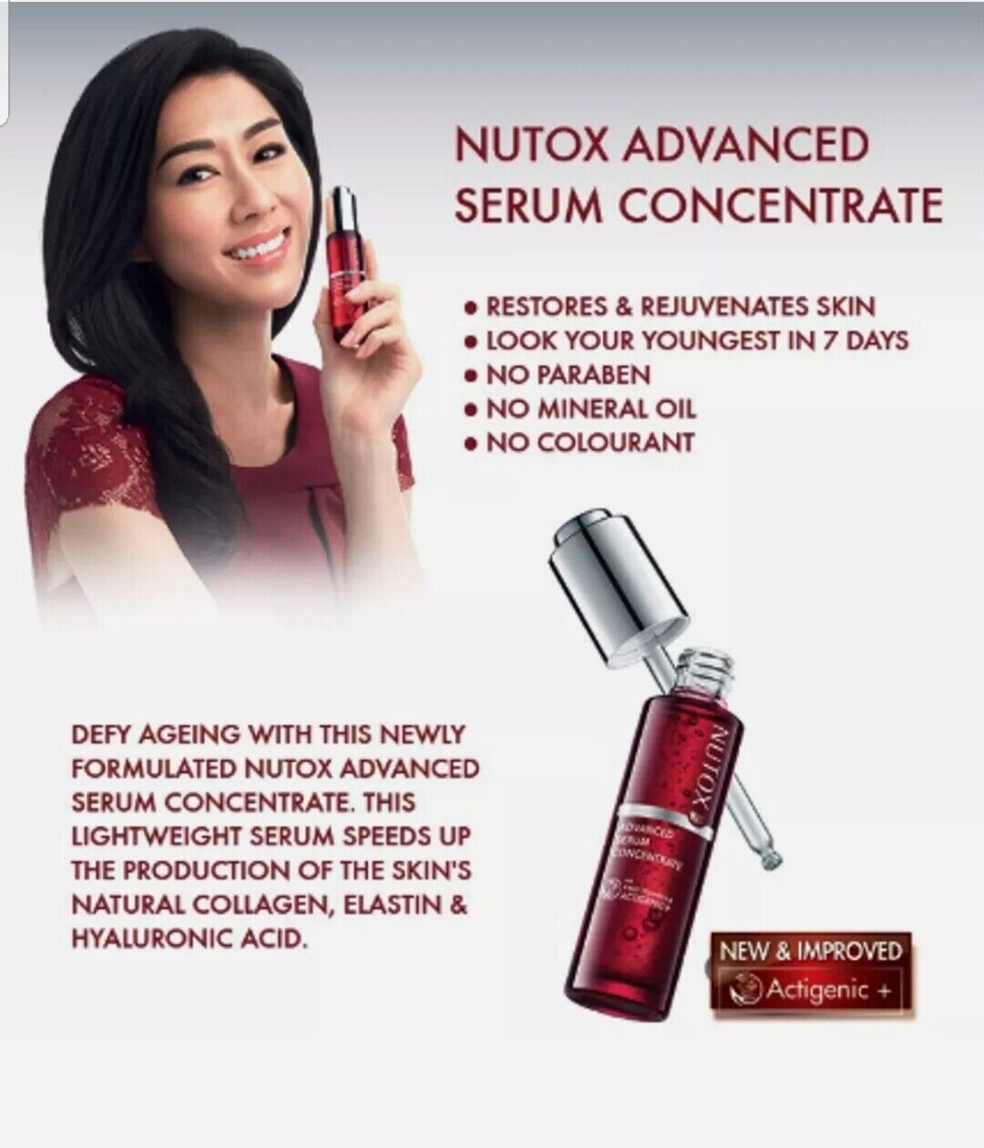 4x NUTOX Advanced Serum Concentrate 30ml with B'NEST COLLAGEN & ACTIGENIC DHL | eBay