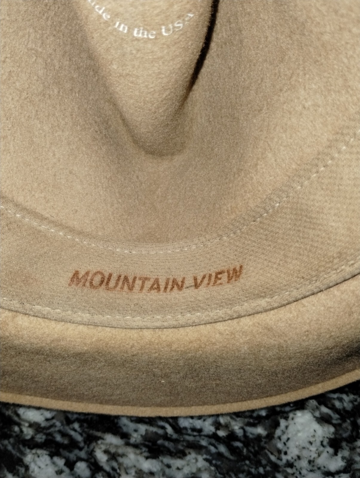 Original "STETSON" Crushable "Mountain View" Hat Original Band Water ...