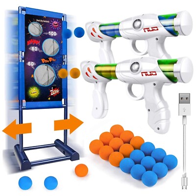 Rechargeable Moving Target Shooting Game – 2 Blaster Guns & 18 Foam ...