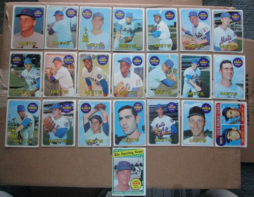 1969 Topps New York Mets Partial Team Set-22 Cards-Tom Seaver | eBay