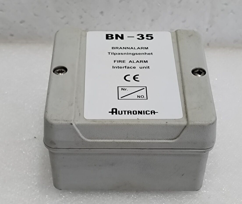 AUTRONICA BN-35 FIRE ALARM INTERFACE UNIT | eBay UK