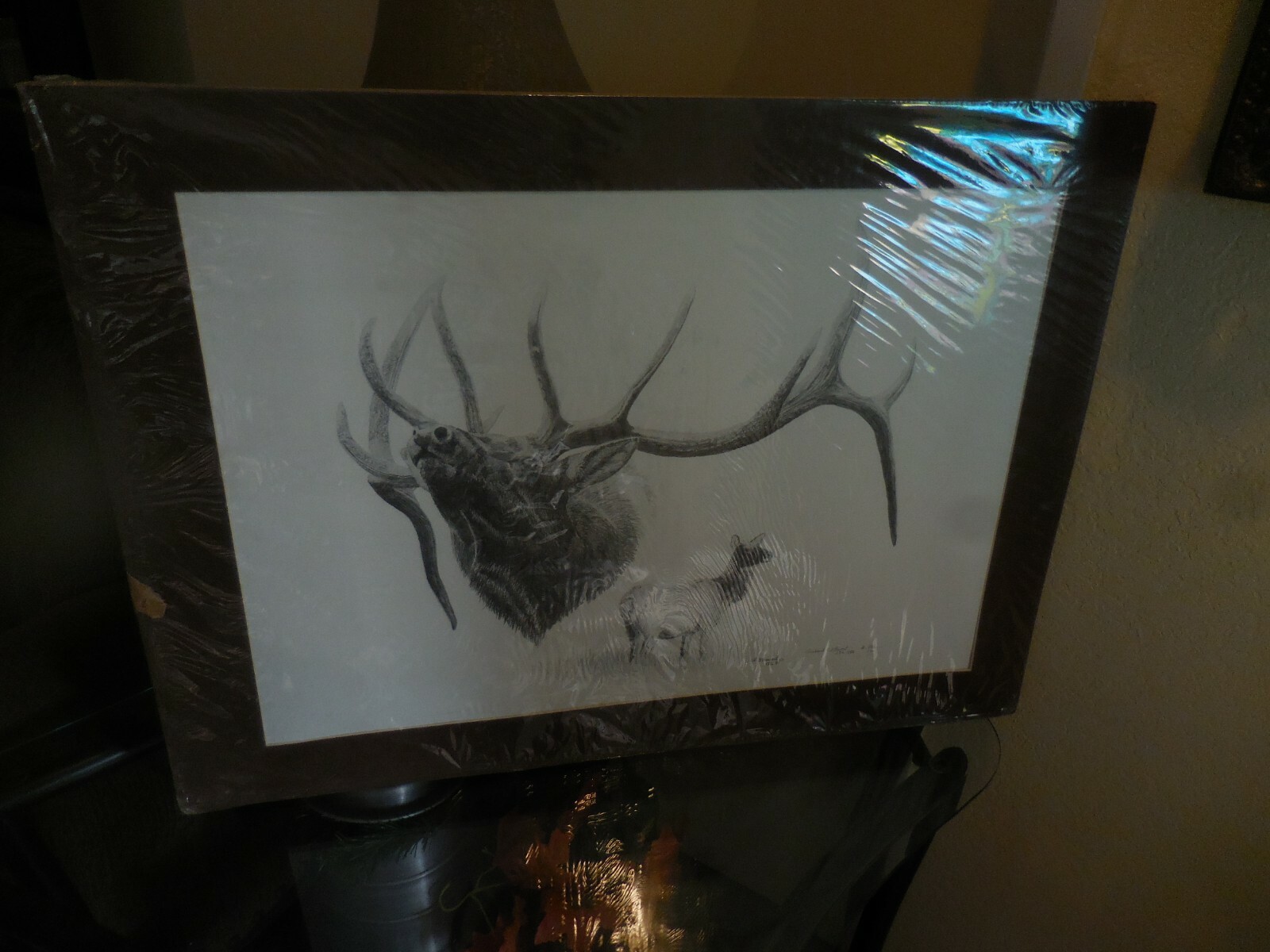 Rare Richard E Stewart Lithograph Of Bucks, Limited-Ed 140/200 Signed ...