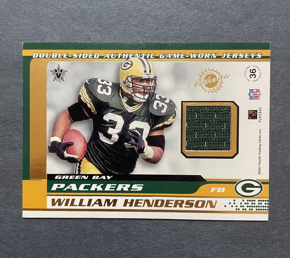 2001 Pacific Vanguard #36 William Henderson / Greg Comella Double Sided ...