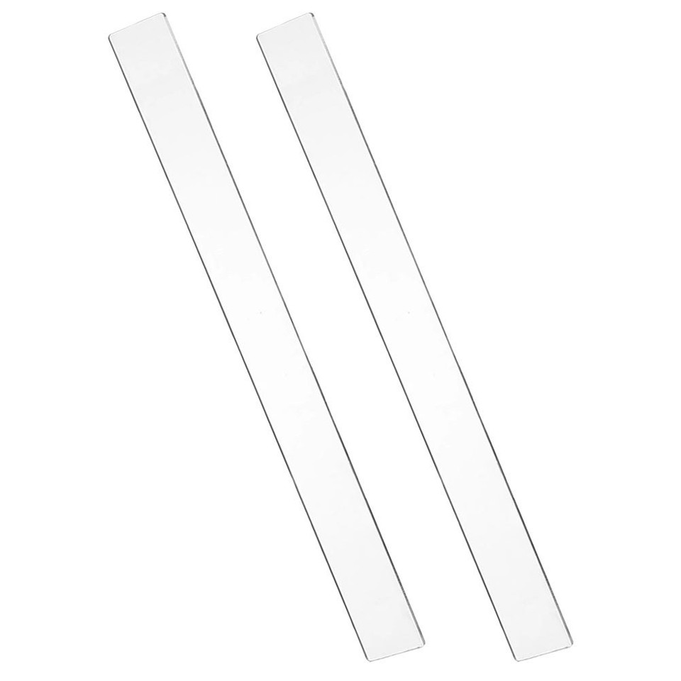 2 Pcs Pastry Rolling Guide Dough Leveler Sticks Thickness Ruler Biscuit ...