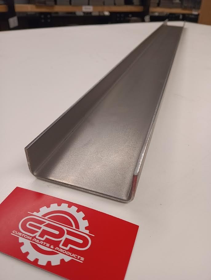 Mild Steel Channel C U Section 3mm Thick 75mm x 25 x25 1000m Long ...