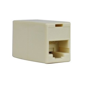 RJ-45 (F) to RJ-45 (F) Ethernet Network IP Inline RJ45 Coupler Beige ...