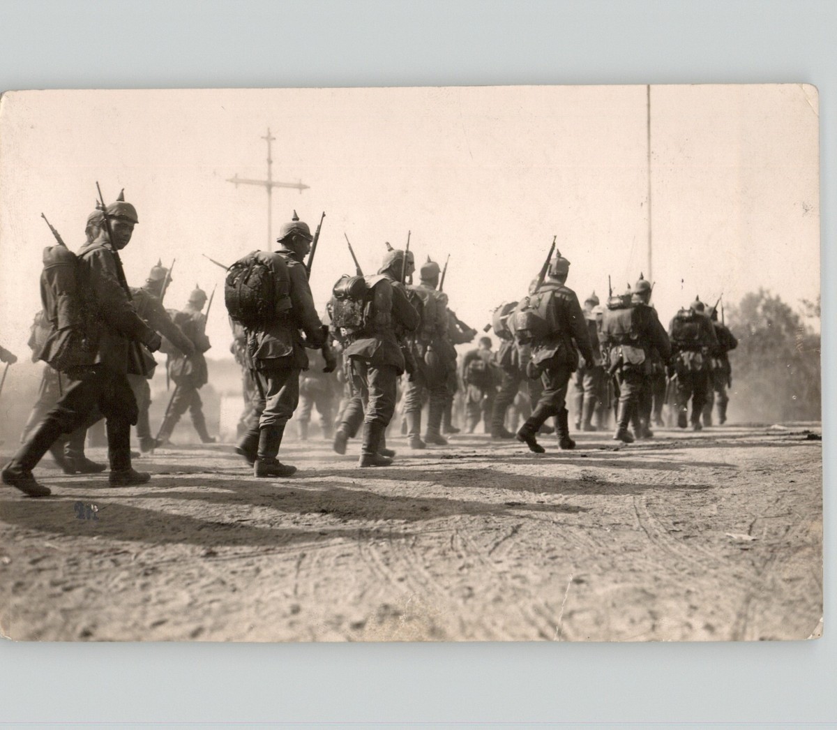World War 1 German Soldiers Marching