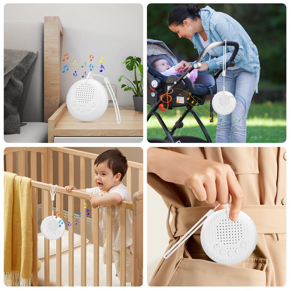 White Noise Nature Sound Machine Sleep Aid 10 Sounds Sleeping Therapy ...